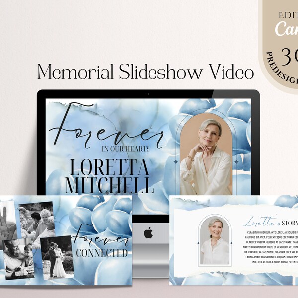 Powerpoint Funeral Slideshow - Etsy