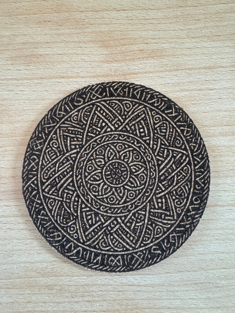 Celtic Cork Coasters - Set of 4 - Etsy
