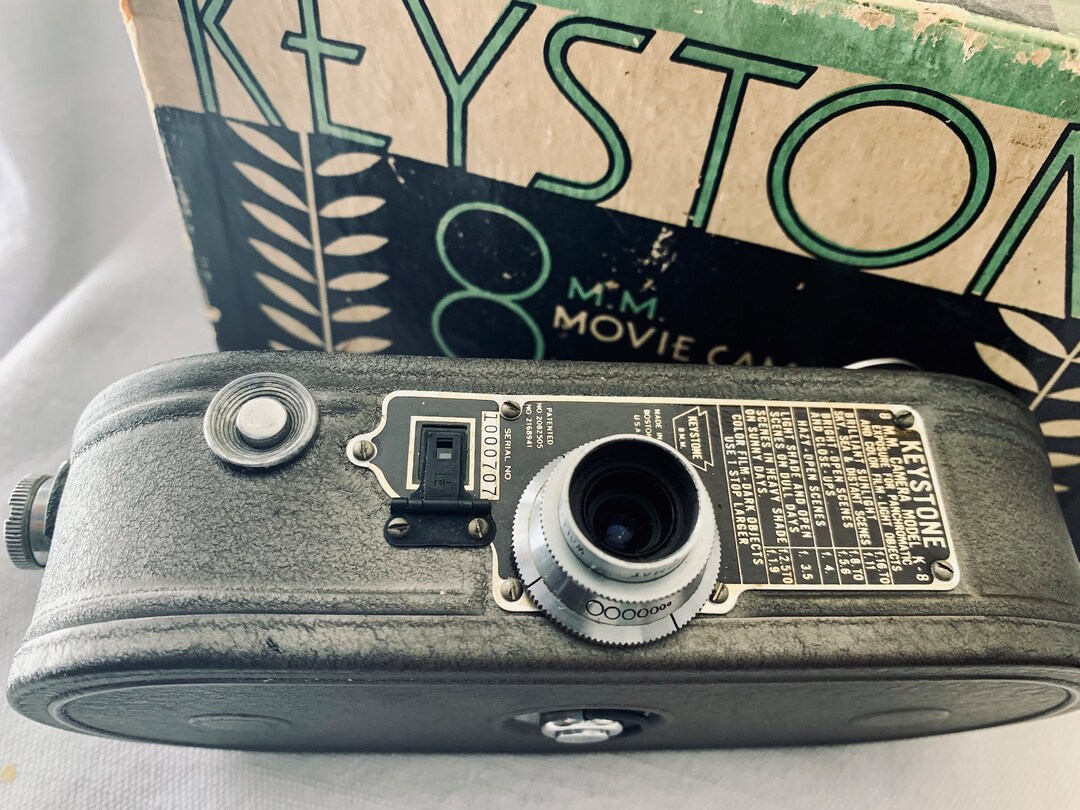 Keystone 8mm Movie Camera - Etsy