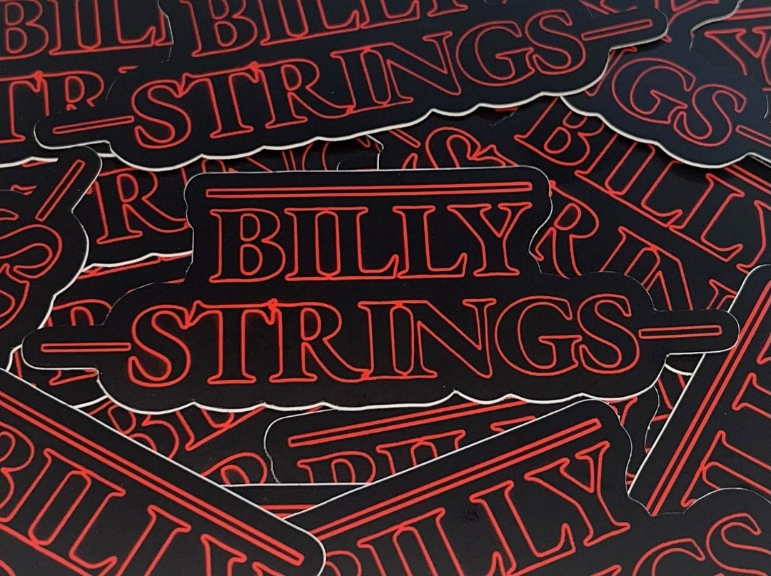 Billy Strings Stranger Things Sticker - Etsy