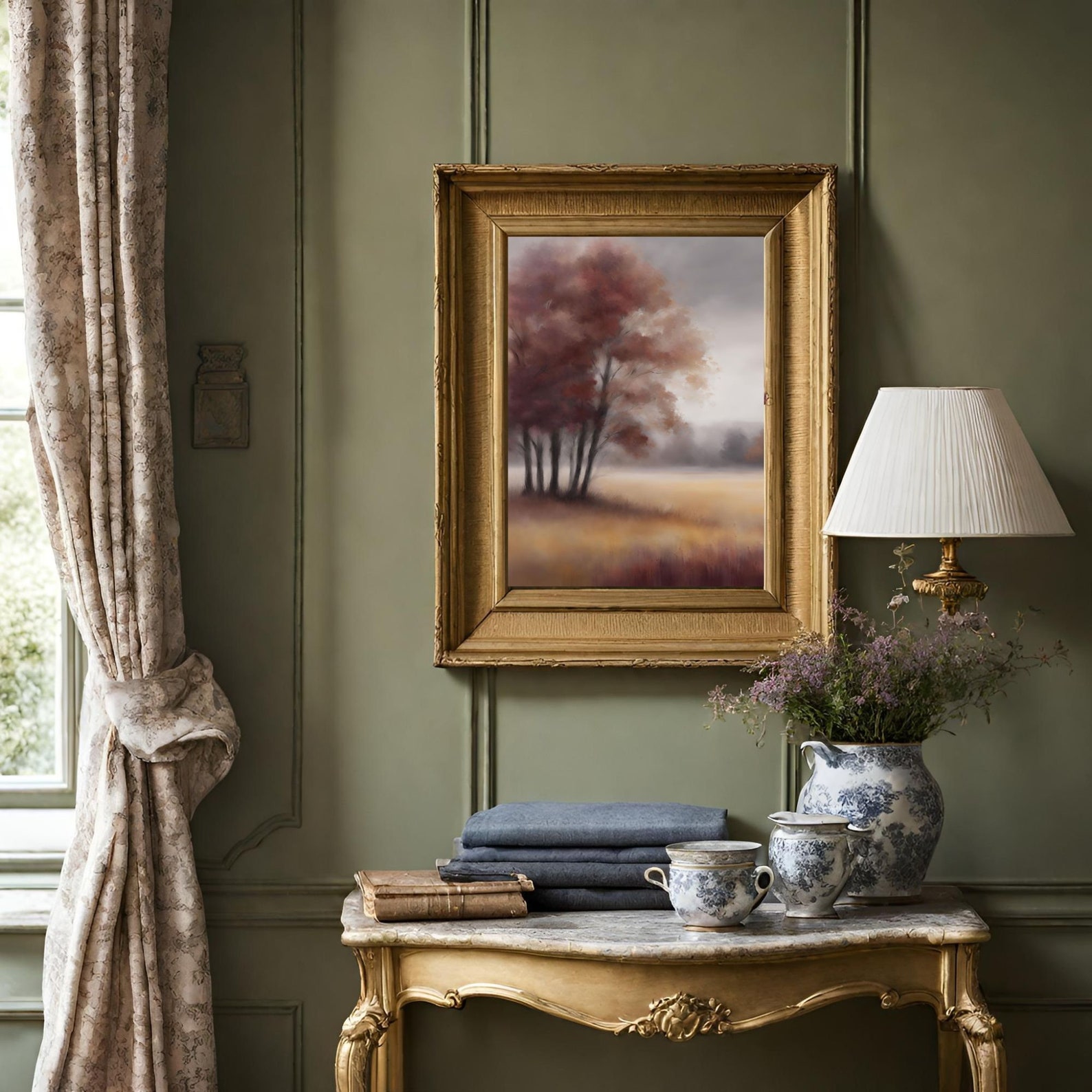 Country Cottage Gallery Wall Art Vintage Art English Country Farmhouse ...