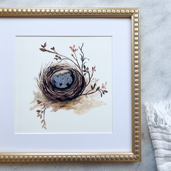 Bird Nest Art - Etsy