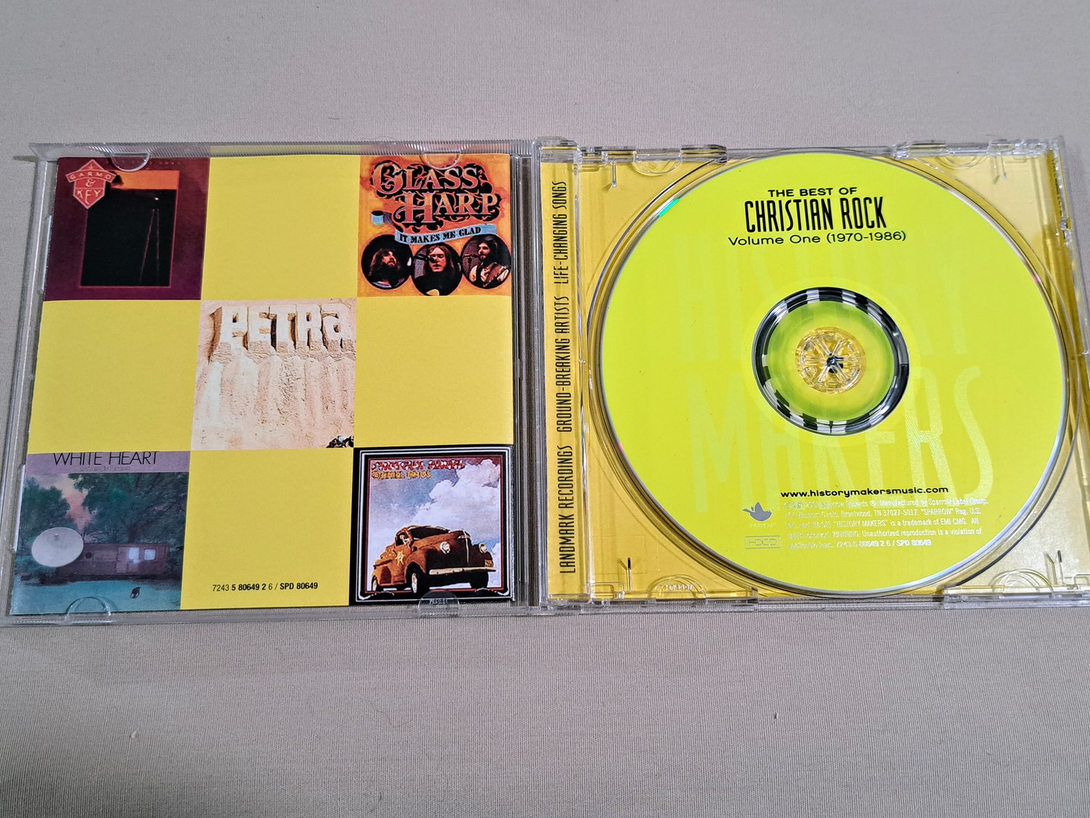 Vintage 00's Christian Music CD, "the Best of Christian Rock" Featuring ...