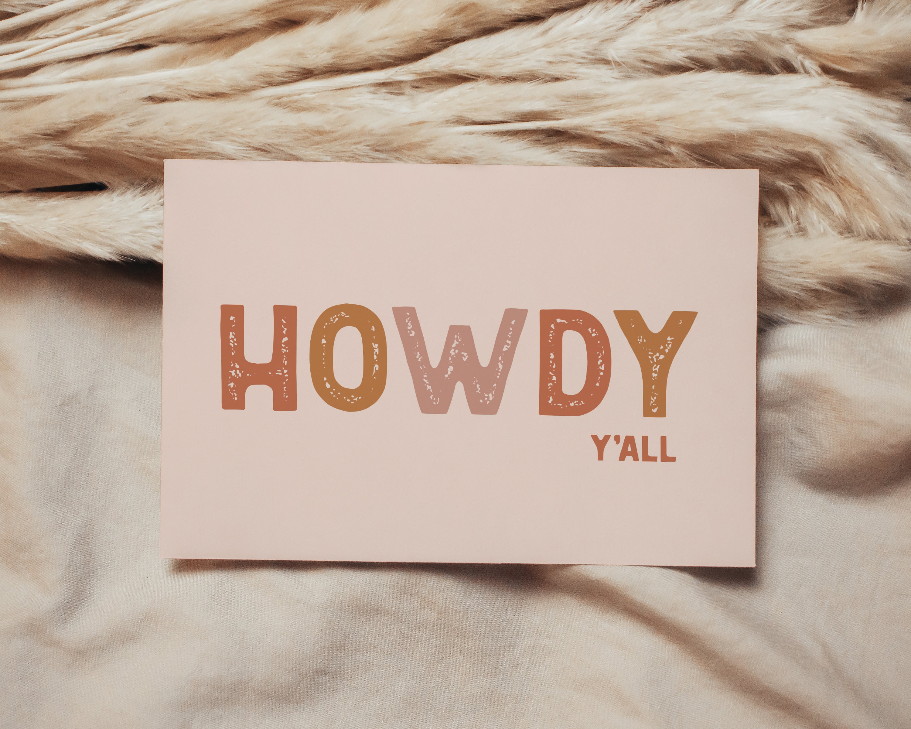 Howdy 50 Thank You Card Insert, Small Business Thank You Card, Retro ...