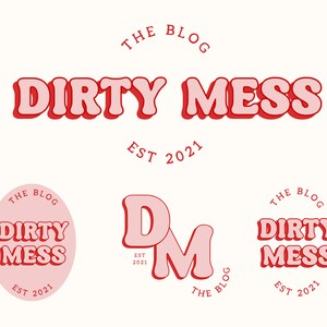 Girly Logo Design Small Business Branding Premade Logo - Etsy