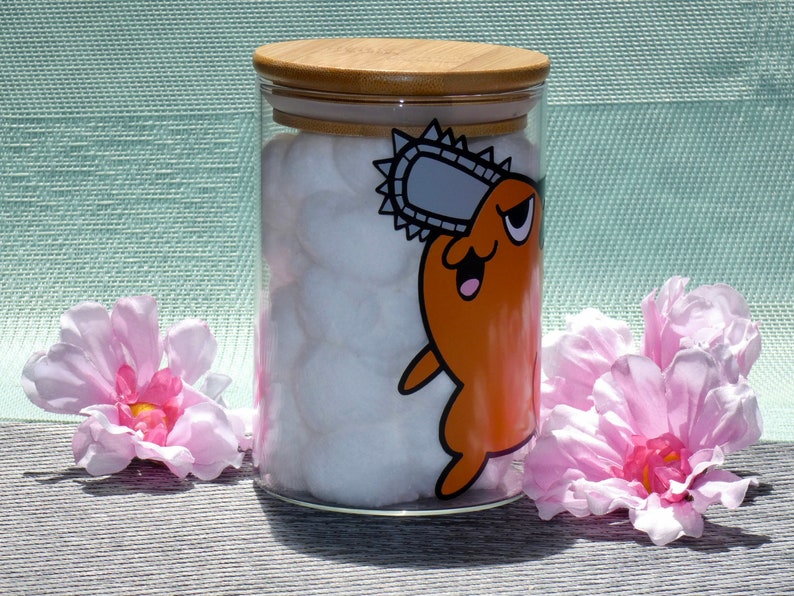 Anime Stash Jar Kawaii Smellproof Jar Glass Container Glass - Etsy