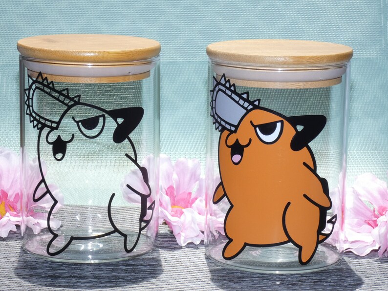 Anime Stash Jar Kawaii Smellproof Jar Glass Container Glass - Etsy