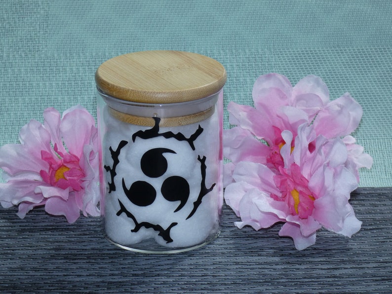 Anime Stash Jar Anime Curse Mark Stashjar Glass Container - Etsy