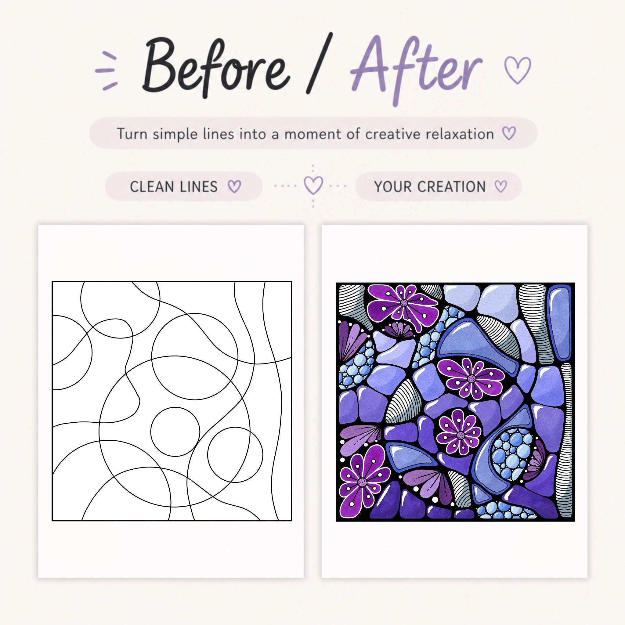 Step-by-step Doodle Printable PDF – Beginner Friendly Visual Doodle ...