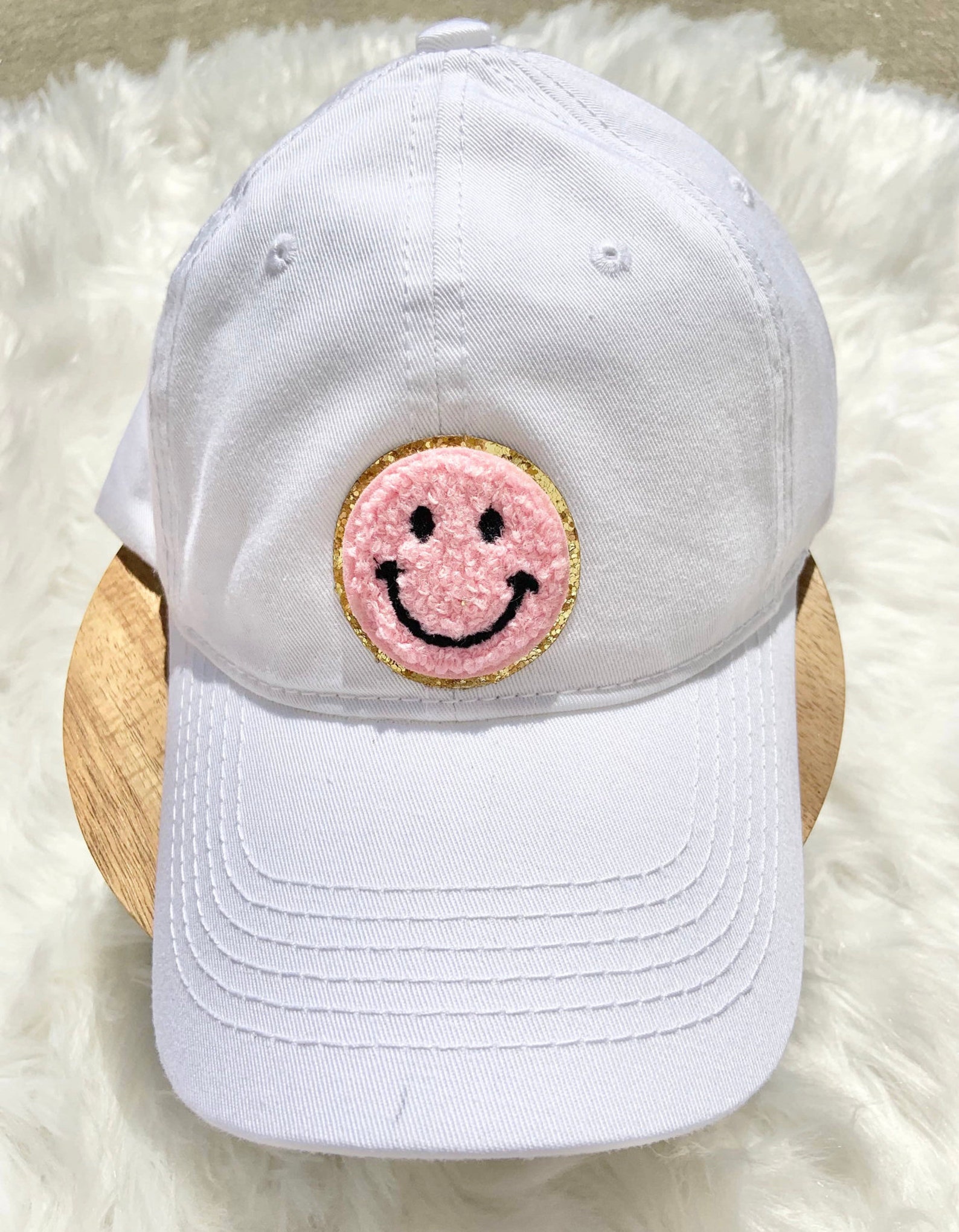Smiley Face Baseball Cap - Etsy
