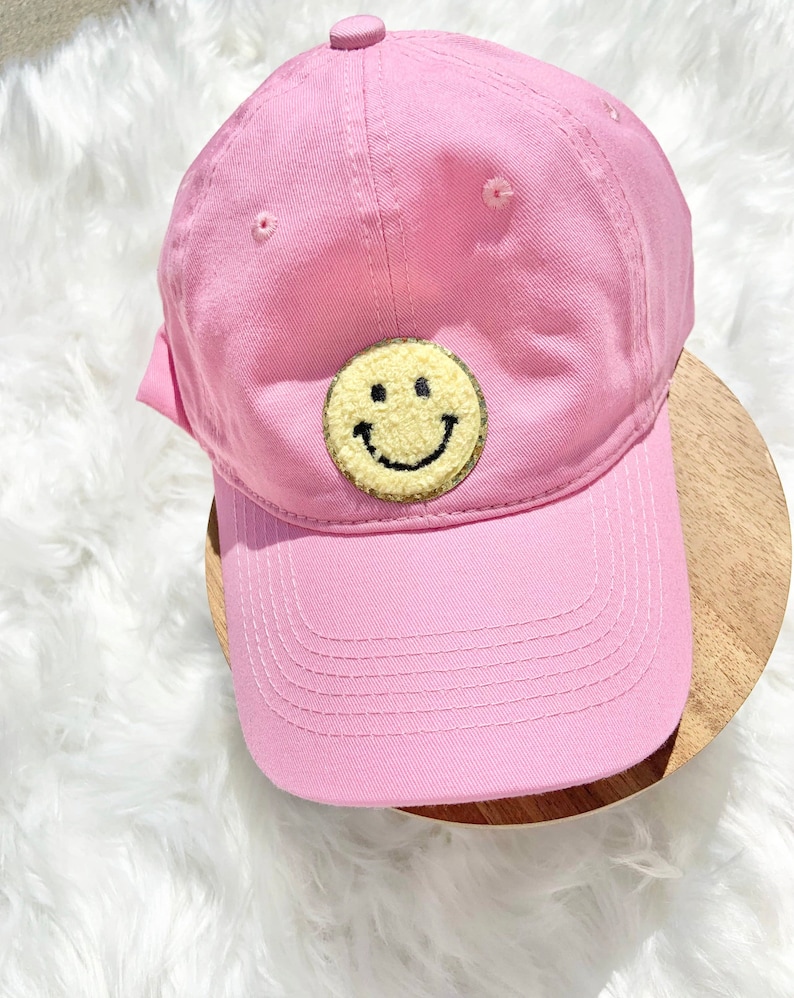 Smiley Face Baseball Cap - Etsy