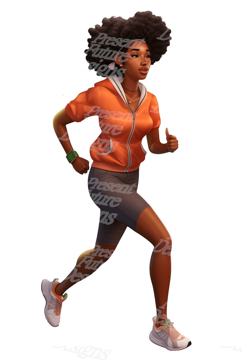 Black Woman Jogger Jogging PNG Clipart Black Runner Black Joggers ...