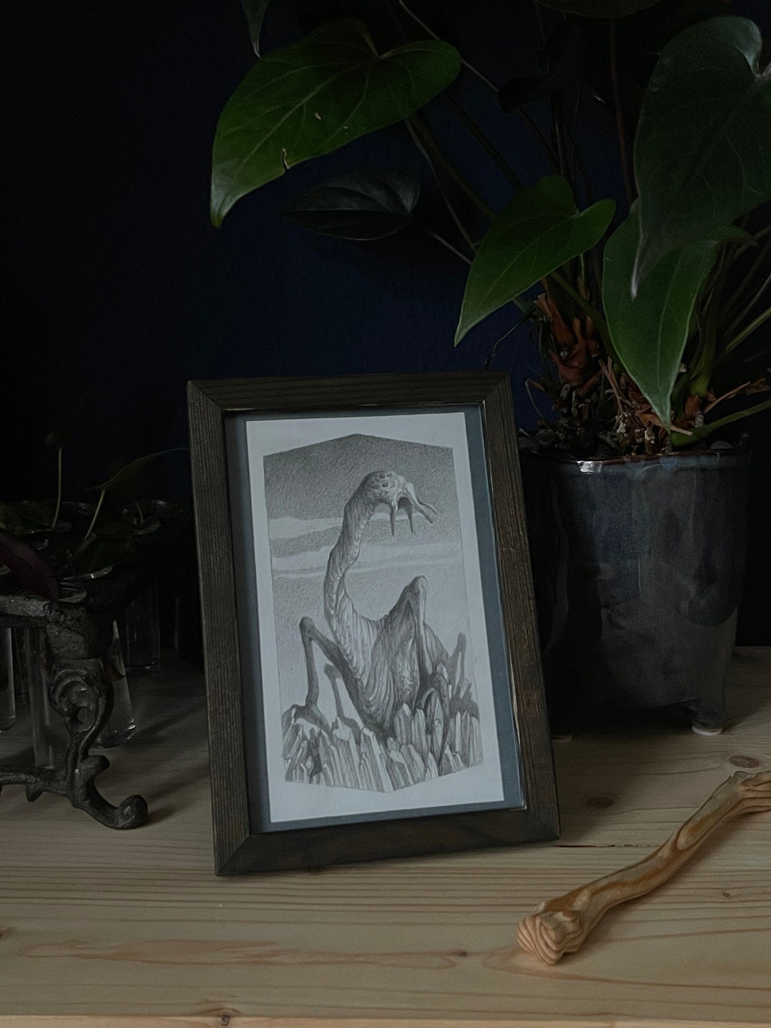 Alien Pencil Drawing - Etsy