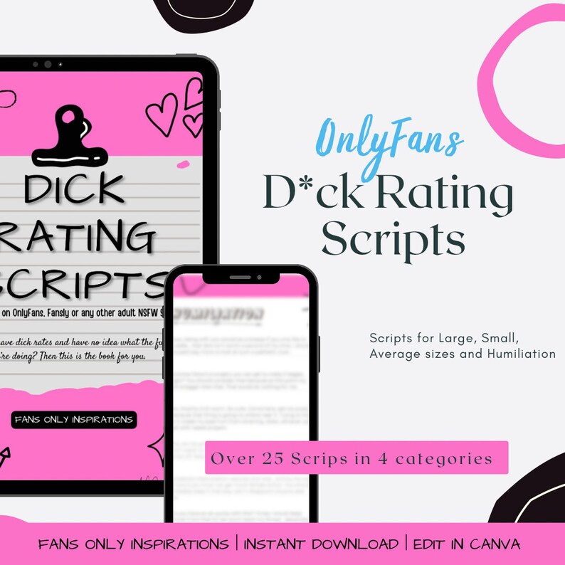 Onlyfans Dick Rating Scripts - Make More Money on Onlyfans With These Easy to Copy and Paste ...