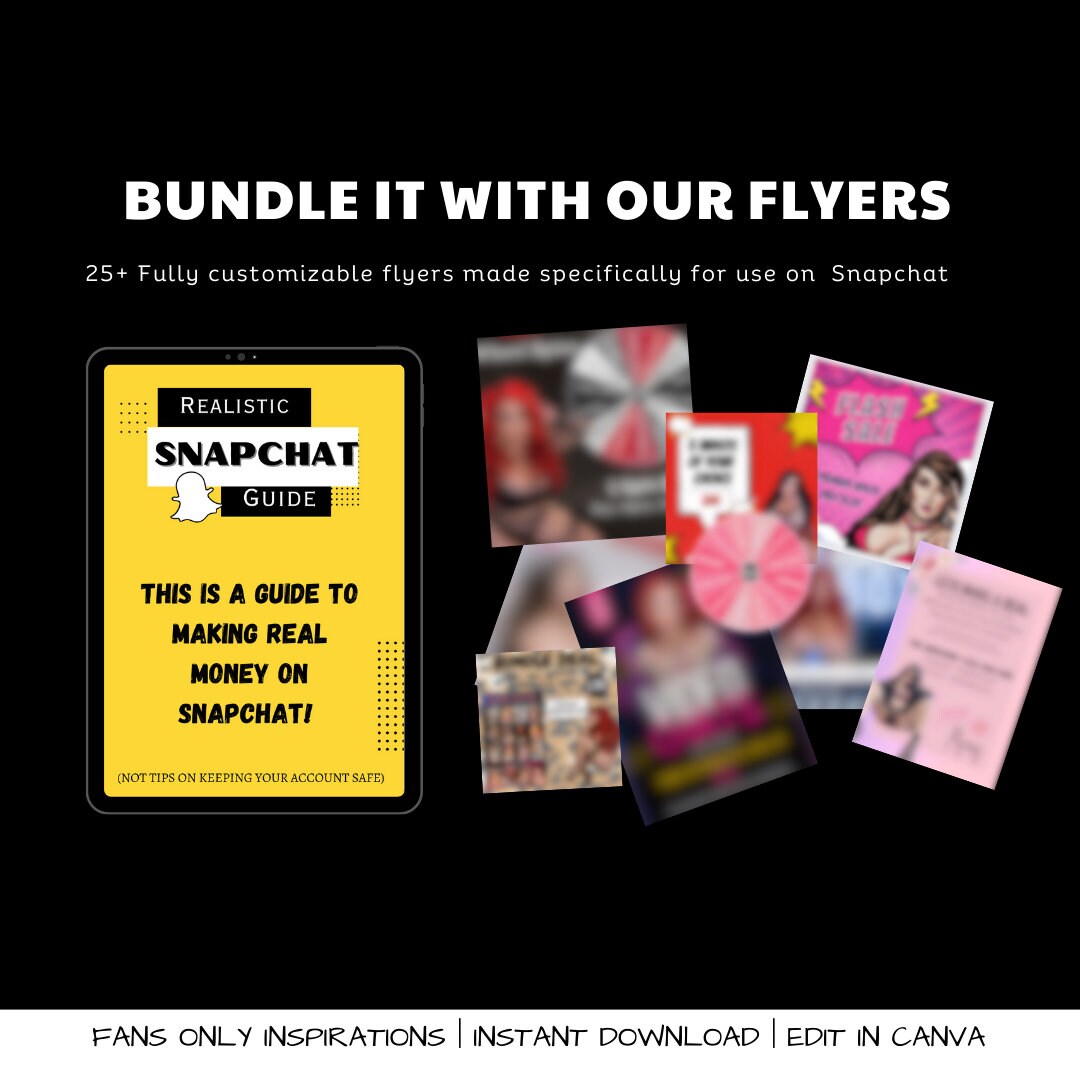 Premium Snapchat Guide - How to Make Money on Snapchat - Premium ...