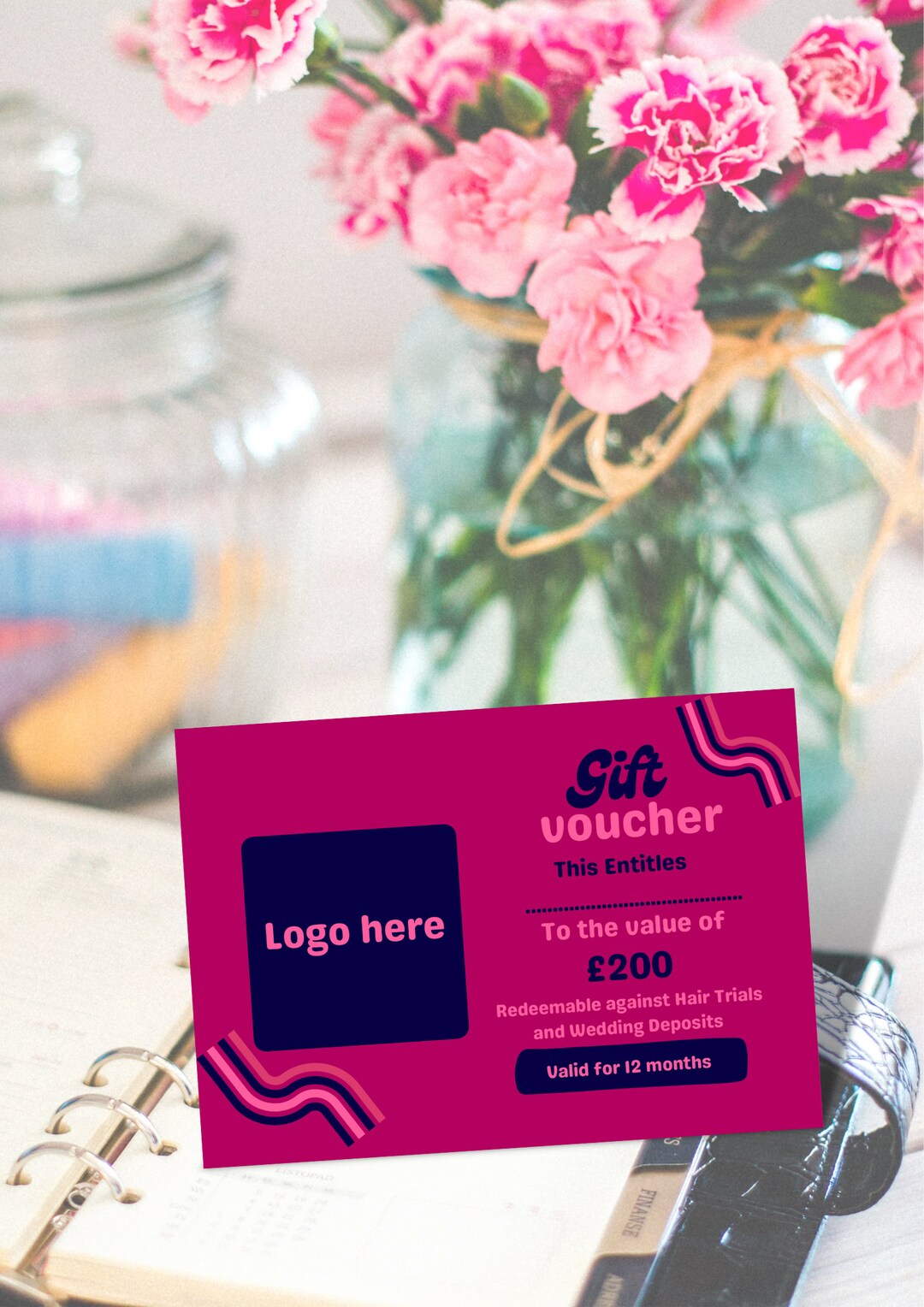 Gift Vouchers, Printable Vouchers, Canva Design , Digital Download ...