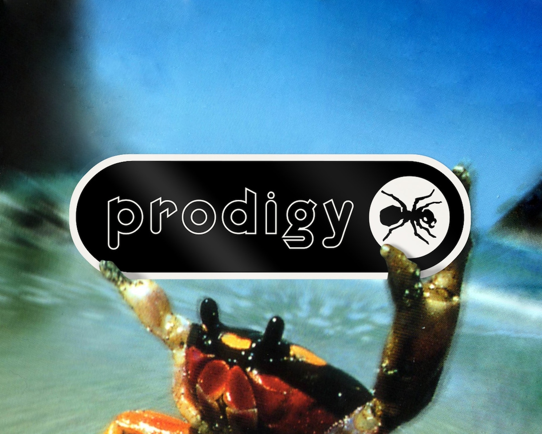 The Prodigy Ant Logo Sticker The Fat Of The Land Album Era Etsy