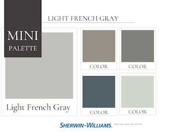 Light French Gray - Paint Palette, Staging Real Estate, Whole House ...