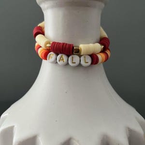 Fall Bead Bracelet Fall Yall Gift for Women Fall Bracelet Pumpkin Spice ...