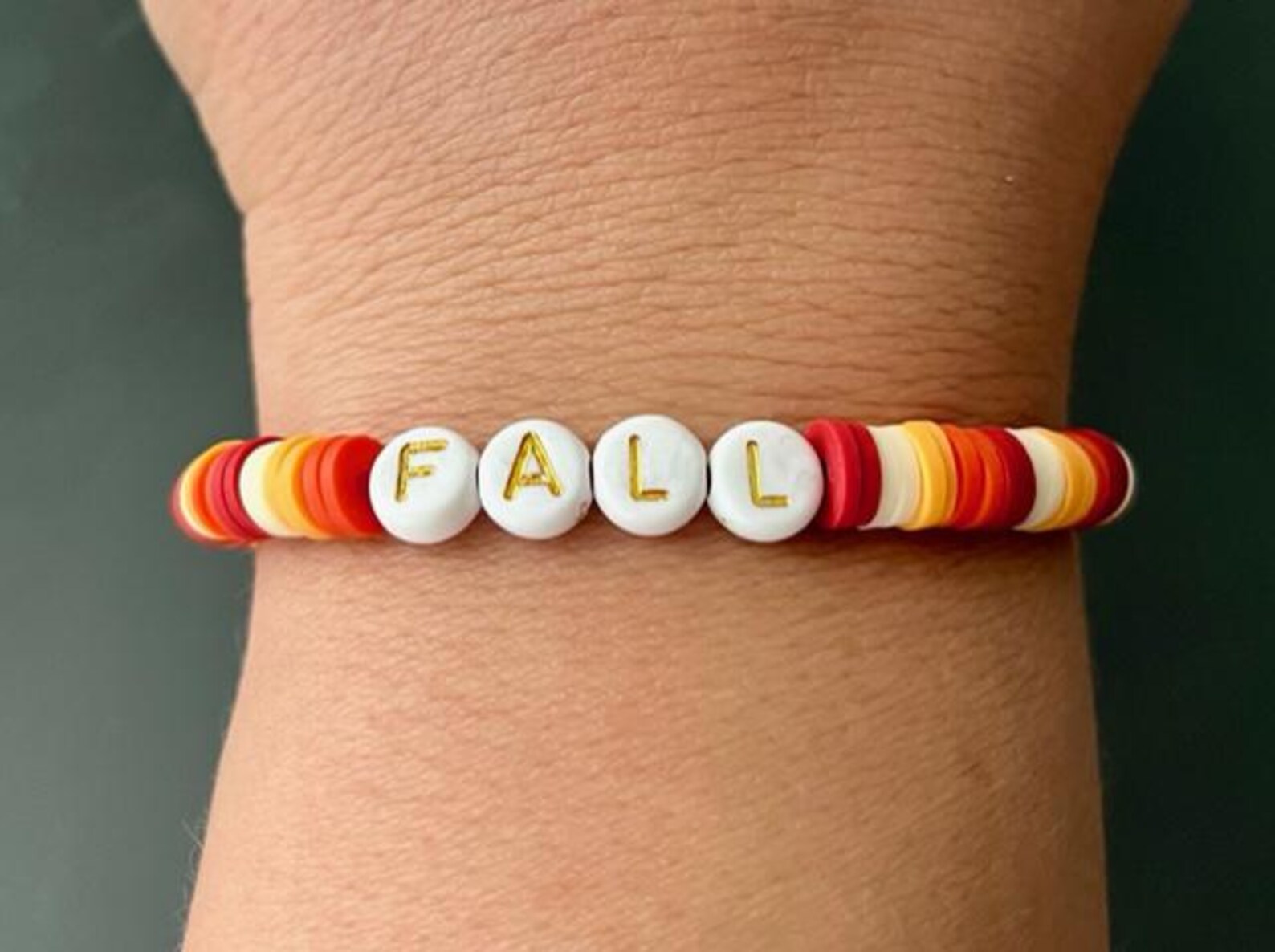 Fall Bead Bracelet Fall Yall Gift for Women Fall Bracelet Pumpkin Spice ...