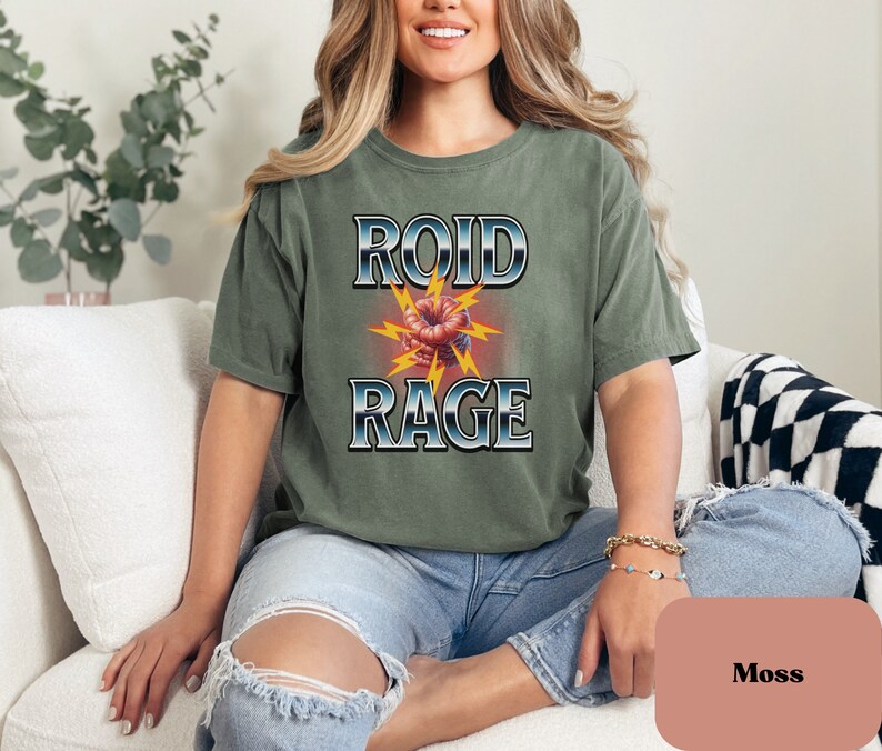 Hilarious Hemorrhoid Humor Tee Unhinged Shirt Collection Roid Rage ...