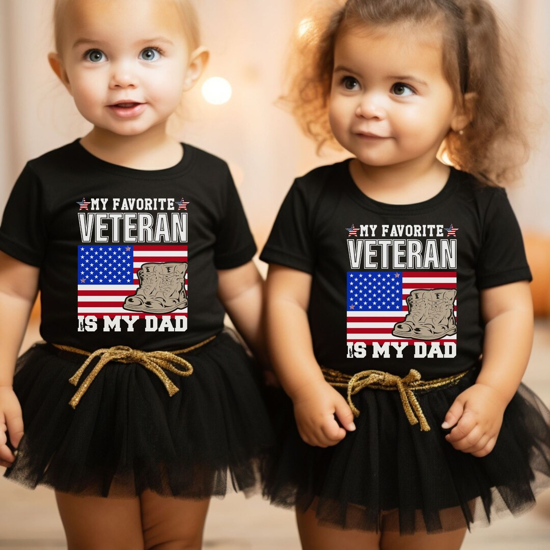 Toddler Veteran T-shirt Proud Children's Veteran Shirt Infant Bodysuit ...