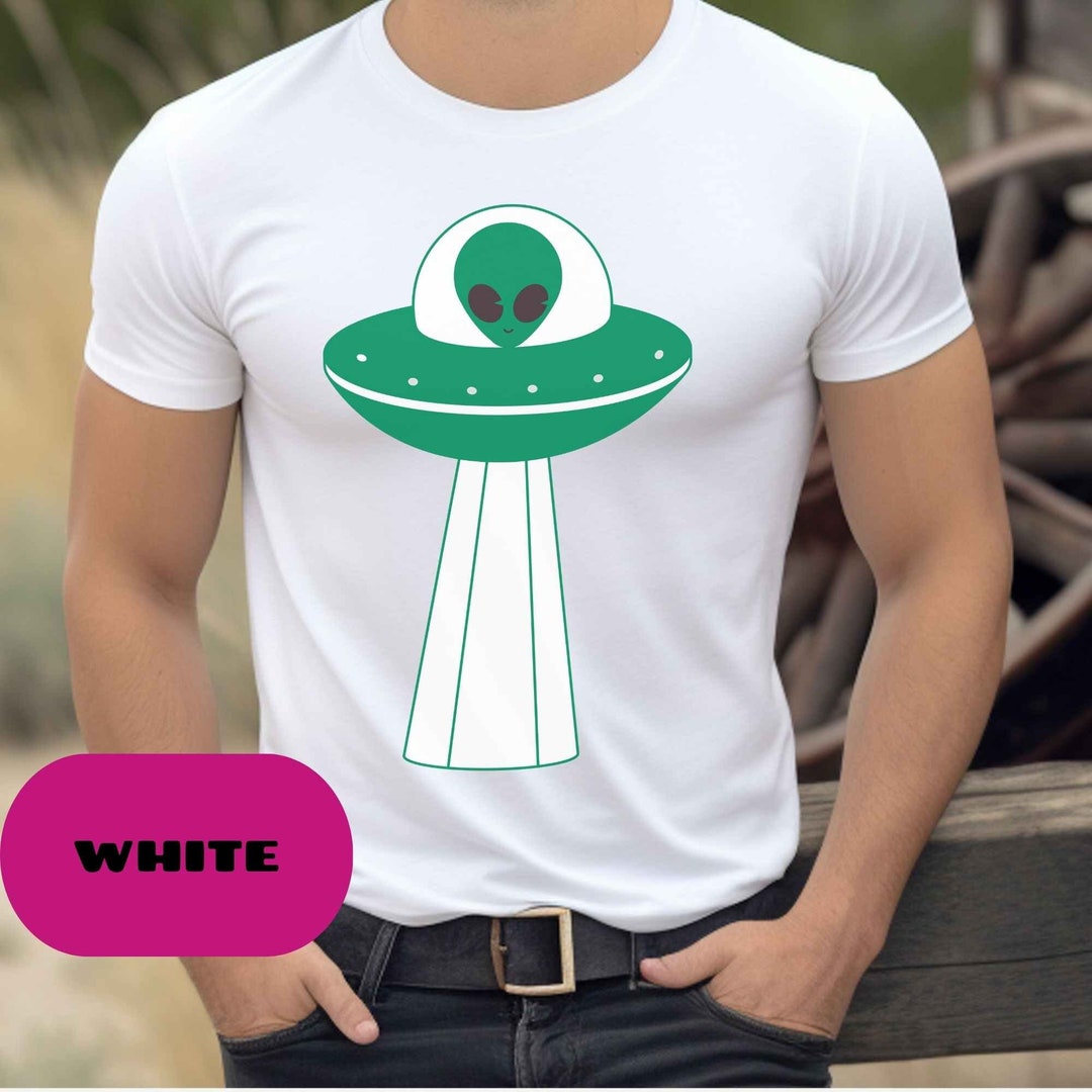 90s Alien UFO Shirt Retro Tattoo Artwork Weirdcore 2000s Y2K Clothing ...