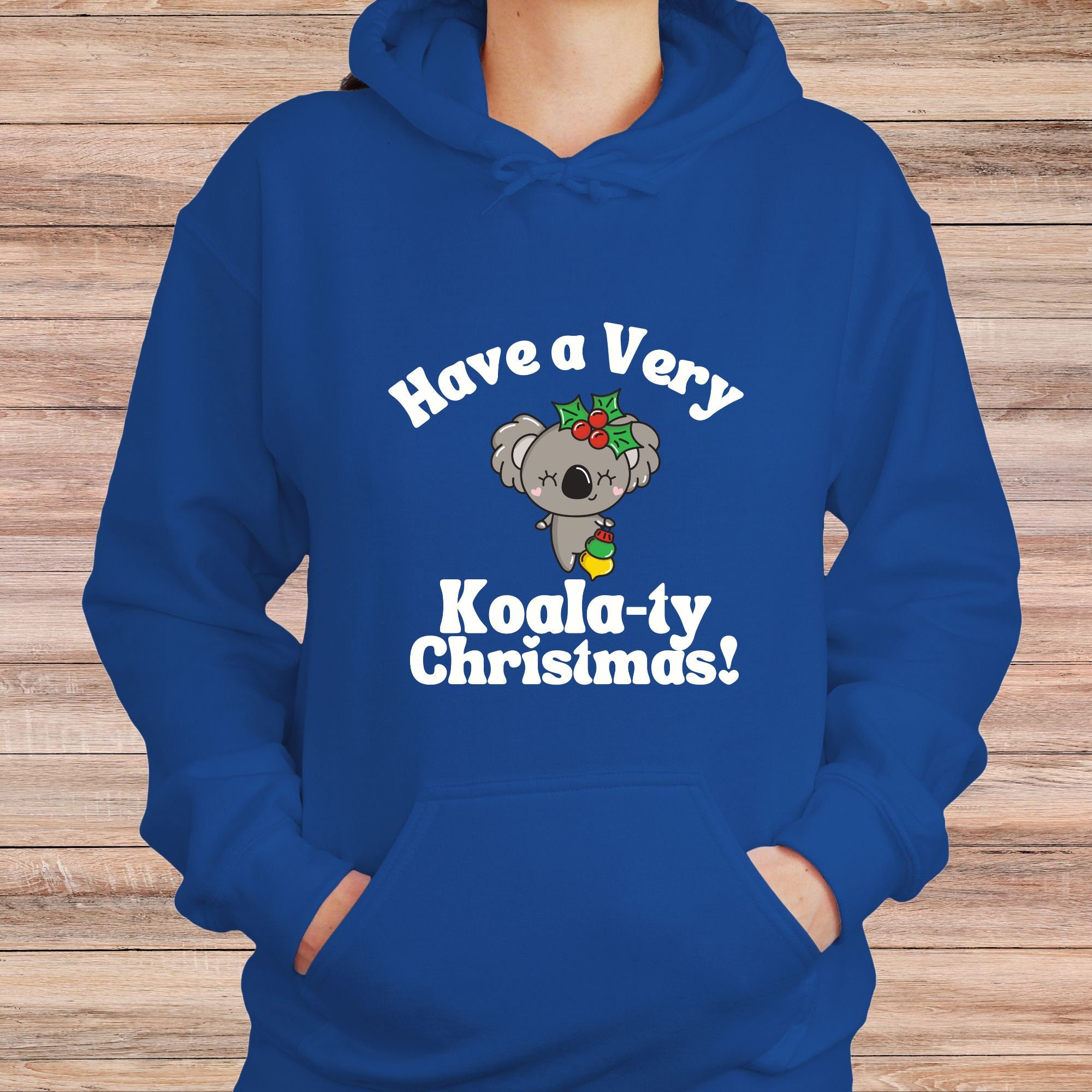 Koala-ty Christmas Sweatshirt Cute and Funny Koala Lover Tee Holiday ...