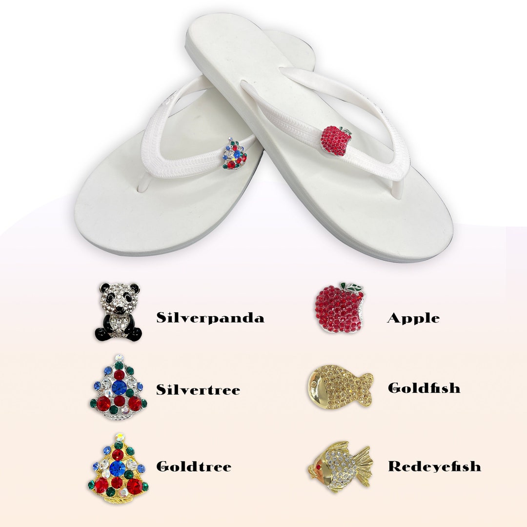 Popit Flip Flop for Kids Sandal With Changeable Charm Summer Flip Flop ...