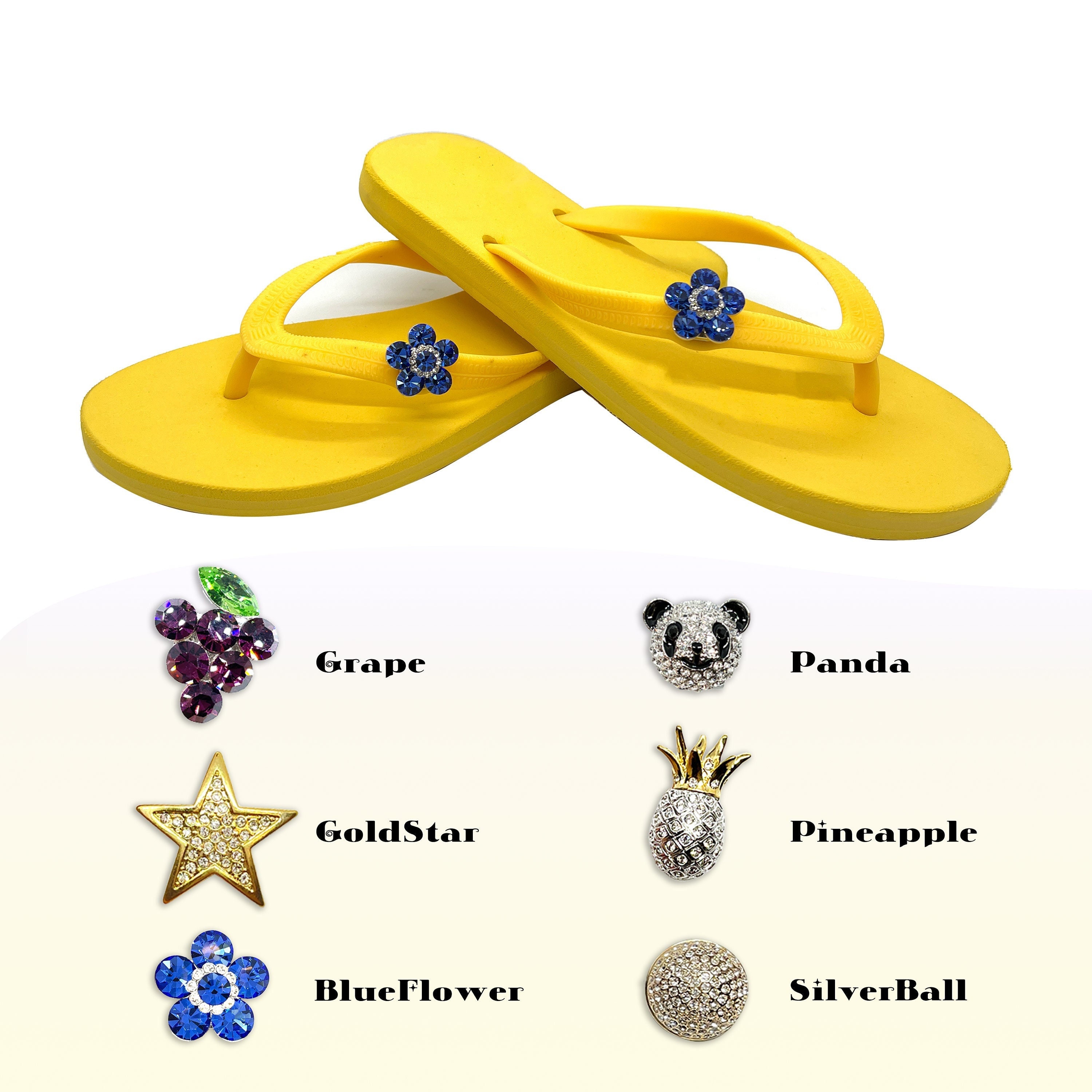 Popit Flip Flop for Woman Popit Sandal With Changeable Charm Summer ...