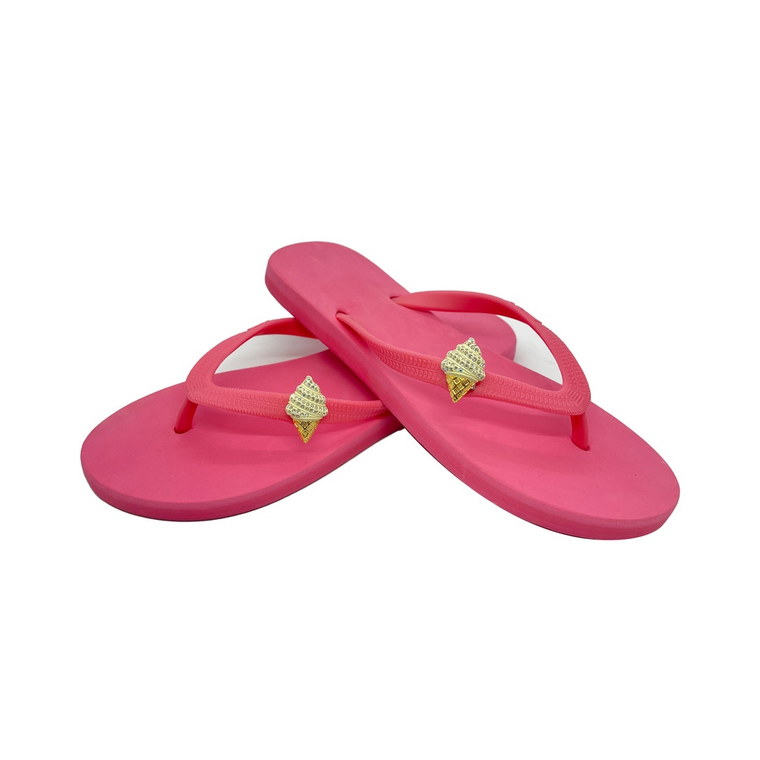 Popits Flip Flop for Women Sandal With Changeable Charm Summer - Etsy