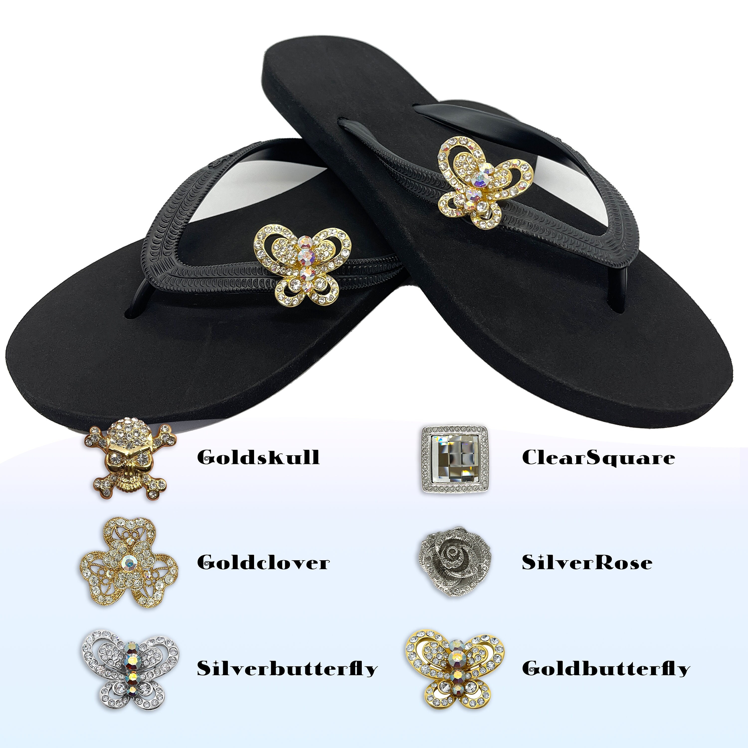 Popit Flip Flop for Woman Popit Sandal With Changeable Charm Summer ...
