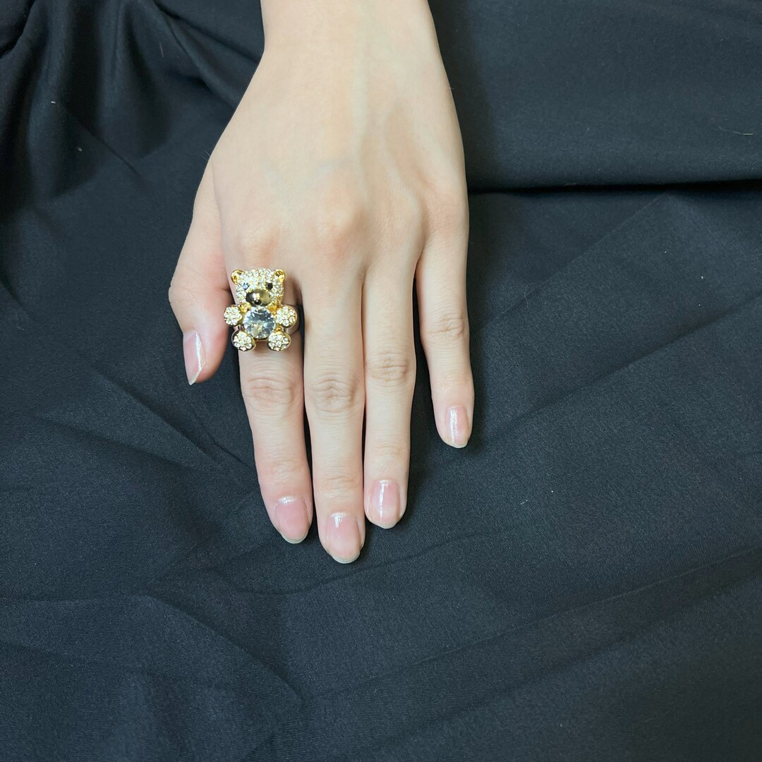 Popit Ring for Woman Ring With Changeable Charm Ring Gift for Her ...