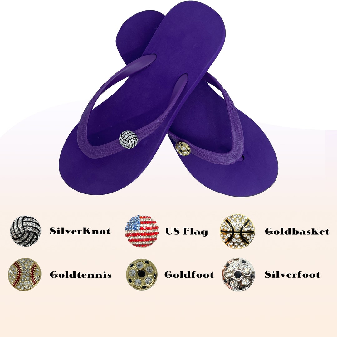 Purple Popits Flip Flop for Women Popit Sandals, Stylish Sandals With ...