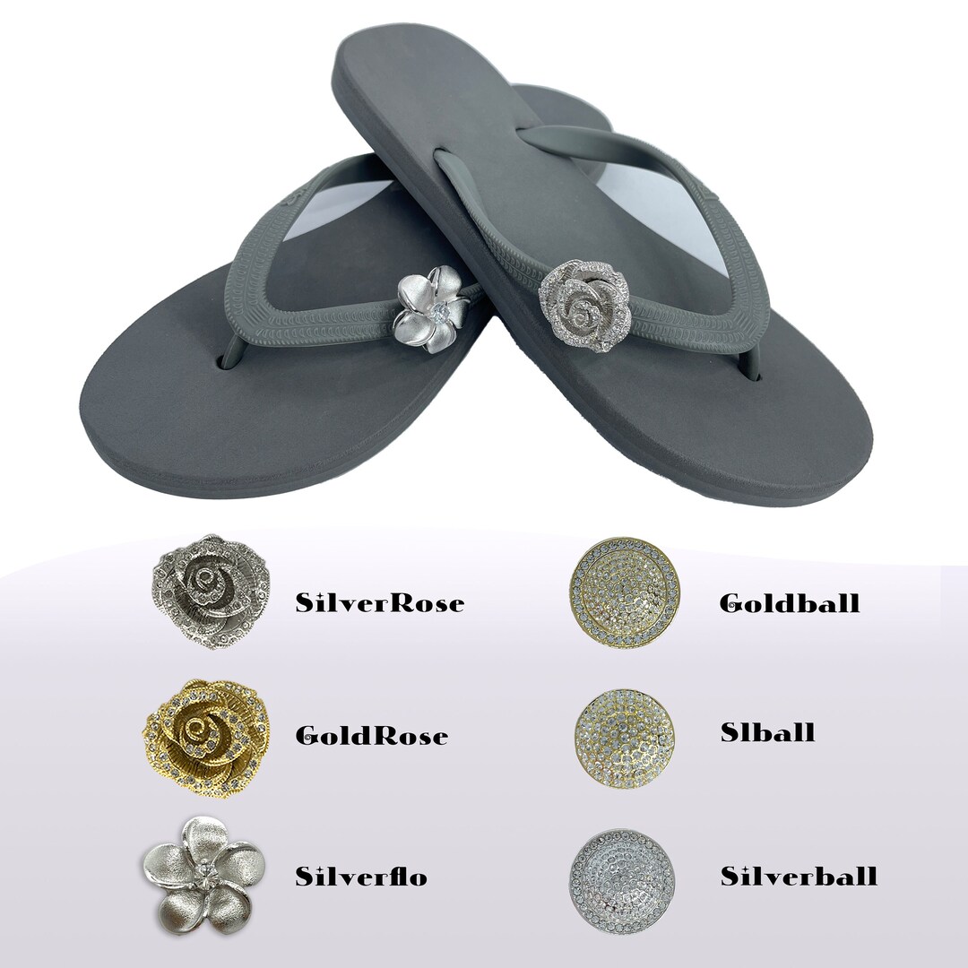 Popit Flip Flop for Woman Popit Sandal With Changeable Charm - Etsy