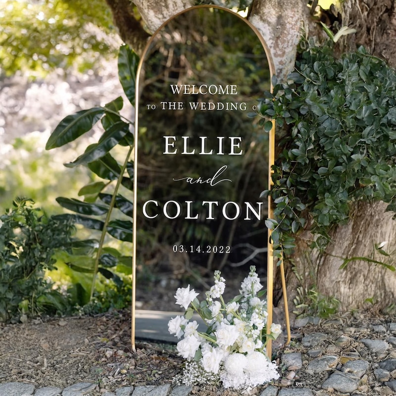 Wedding Sign Decal - Etsy