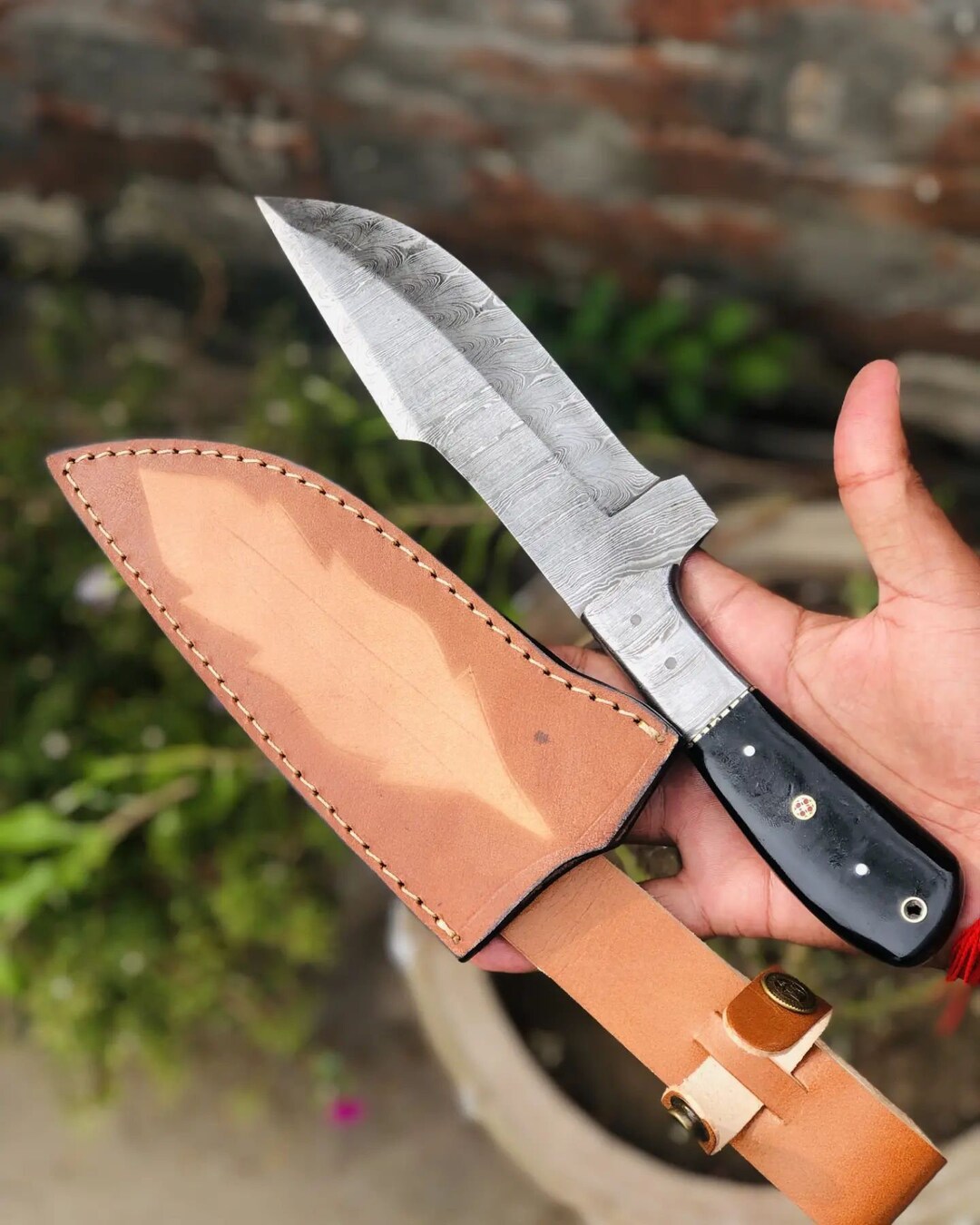 12 Inches Long Blade Massive Bowie-hand Forged Bowie Knife-fixed Blade ...