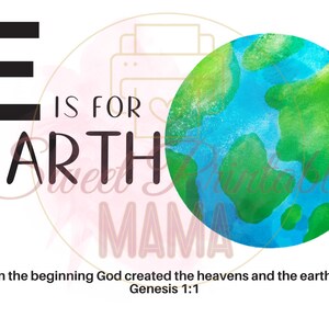 ABC Bible Printable Decoration Learning Tools Nursery Toddlers Church ...