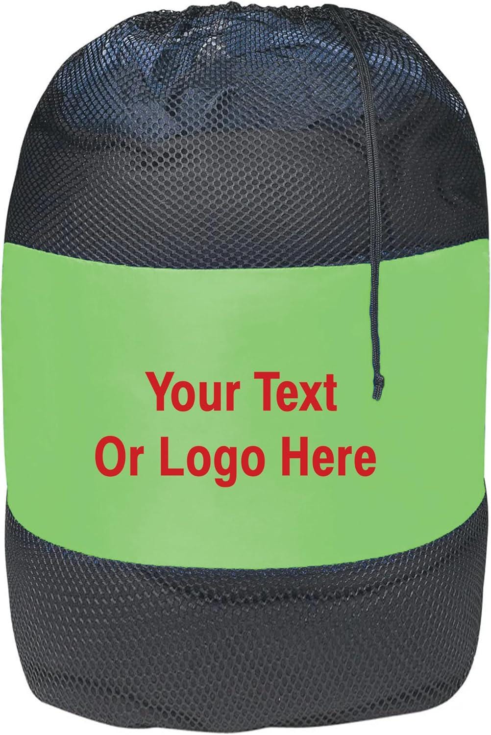 Personalized Nylon Mesh Laundry Bag With Name or Custom Text - Durable ...