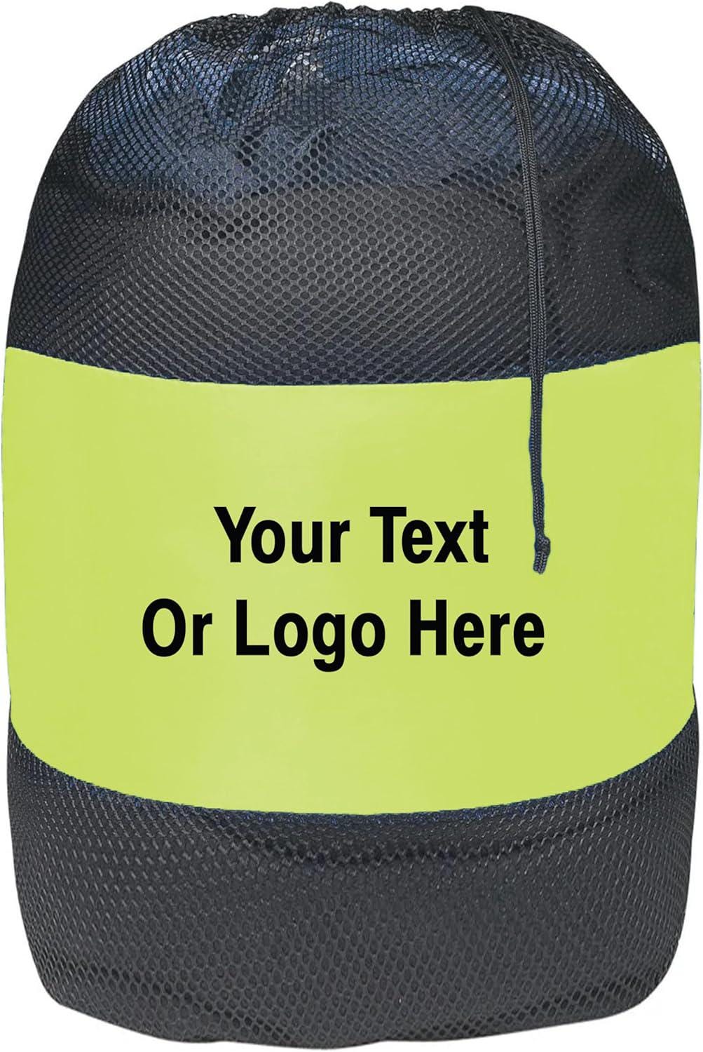 Personalized Nylon Mesh Laundry Bag With Name or Custom Text - Durable ...