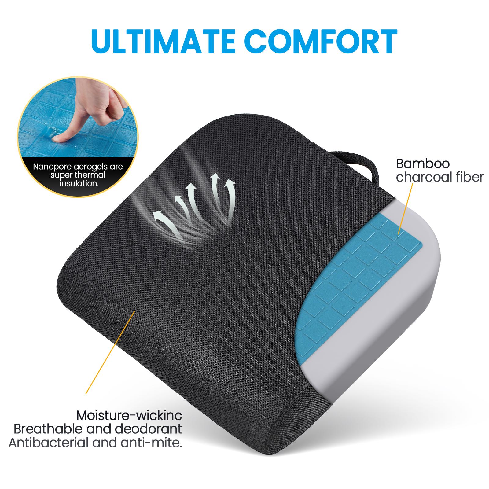 Gel-enhanced Memory Foam Seat Cushion – Ultimate Comfort & Support - Etsy