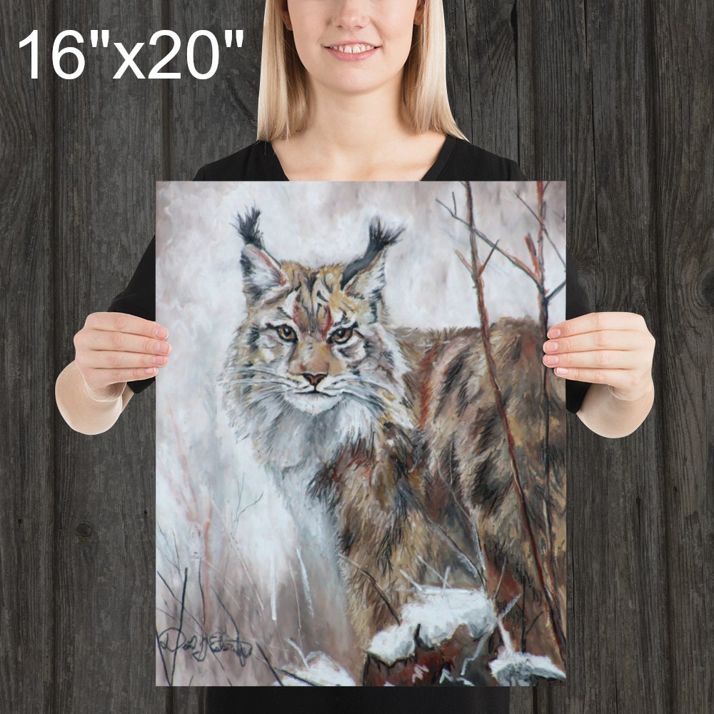 Canadian Lynx - Print - Wildlife Wall Art - Etsy