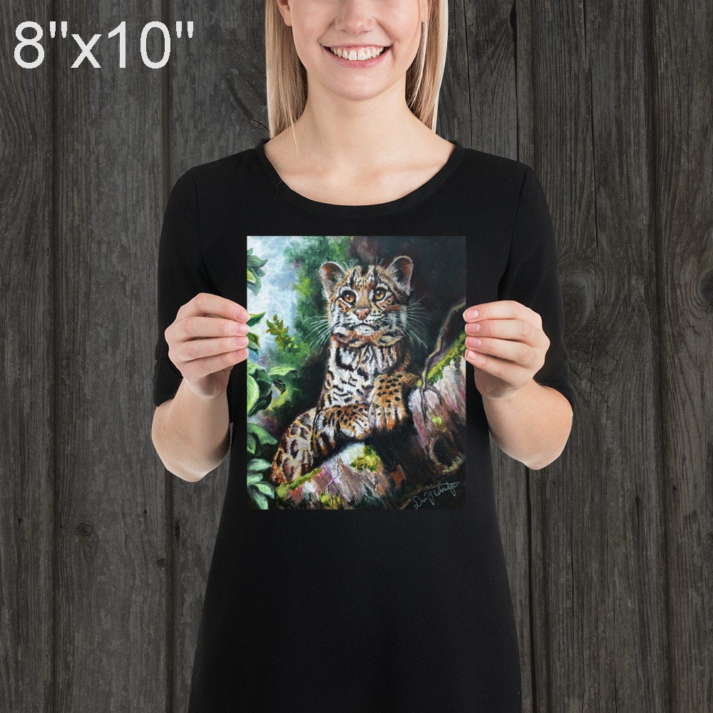 Ocelot - Print - Wild Cat Wall Art - Etsy
