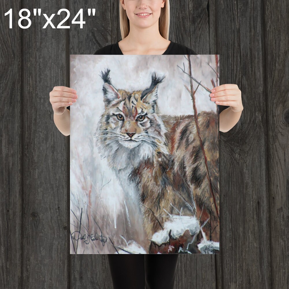 Canadian Lynx - Print - Wildlife Wall Art - Etsy