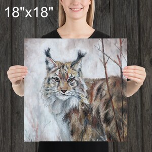 Canadian Lynx - Print - Wildlife Wall Art - Etsy