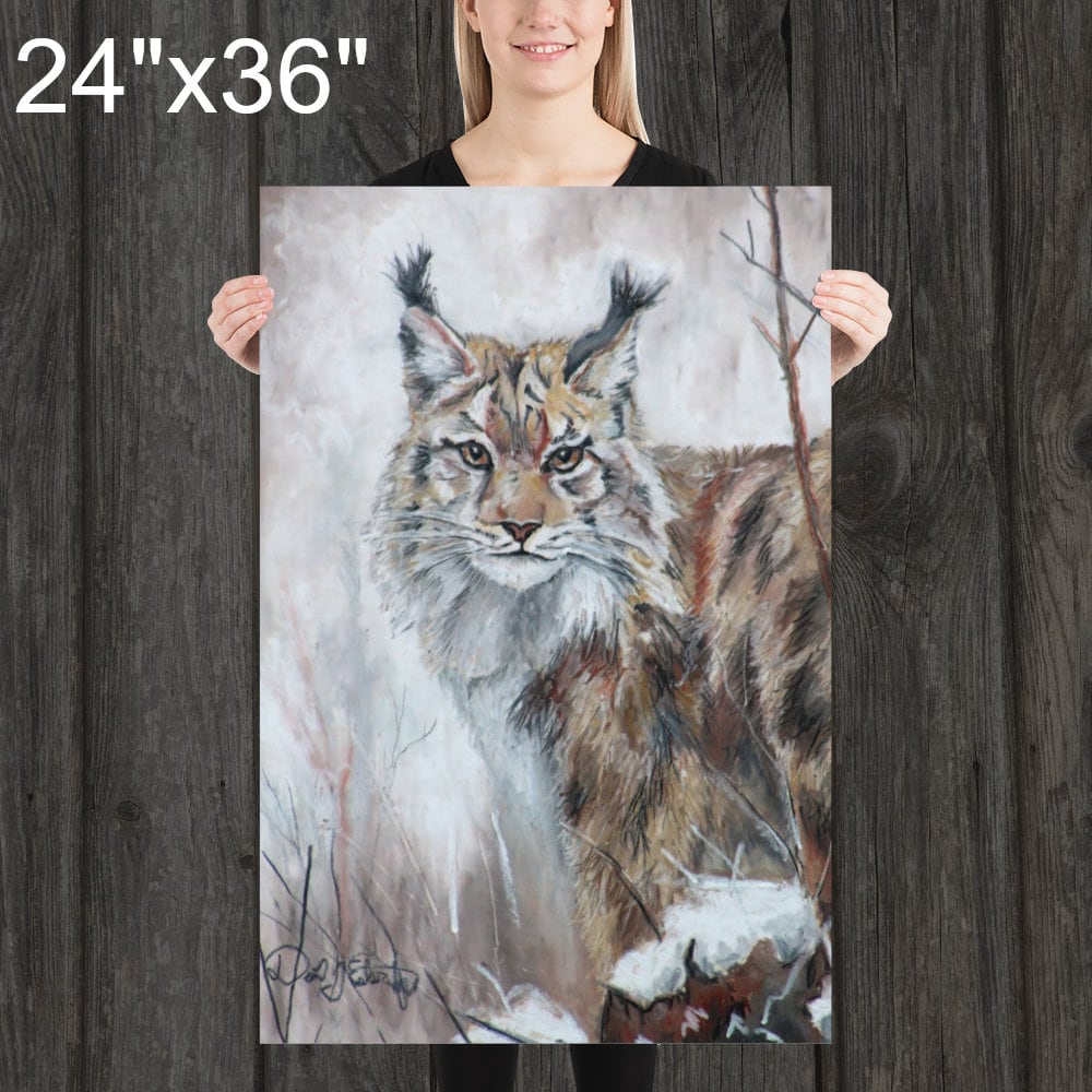 Canadian Lynx - Print - Wildlife Wall Art - Etsy