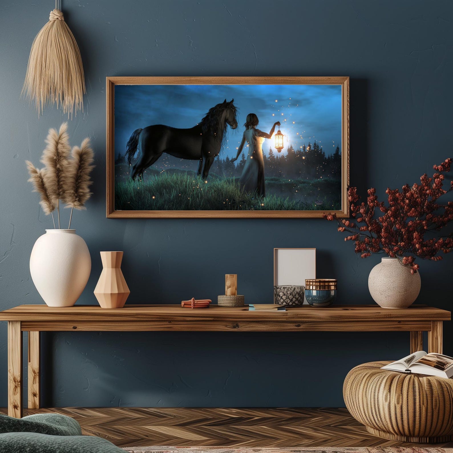 Communing With Fireflies - Fine Art Print Wall Decor - Etsy