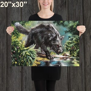 The Nodoroc Wog - Georgia Cryptid Art Print - Etsy