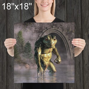 The Loveland Frog - Print - Cryptid Wall Art, Horror Poster - Etsy
