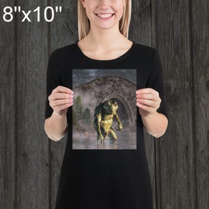 The Loveland Frog - Print - Cryptid Wall Art, Horror Poster - Etsy